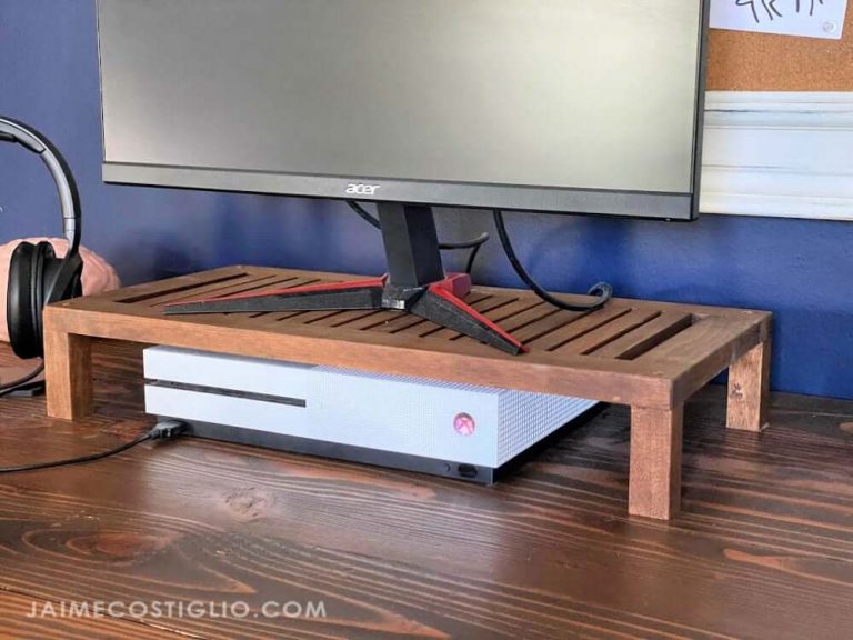 21 DIY Monitor Stand Ideas to Revamp Your Workspace