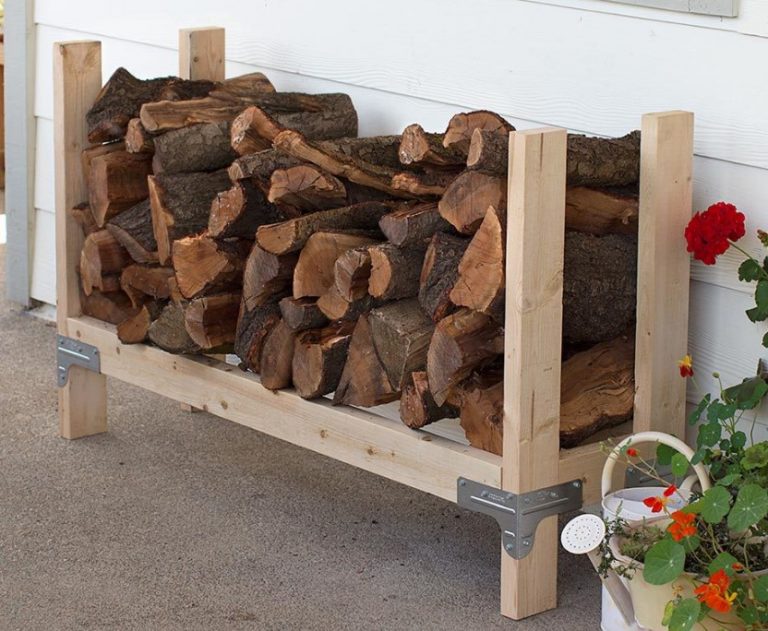 25 Best DIY Firewood Rack Ideas with Clever Designs